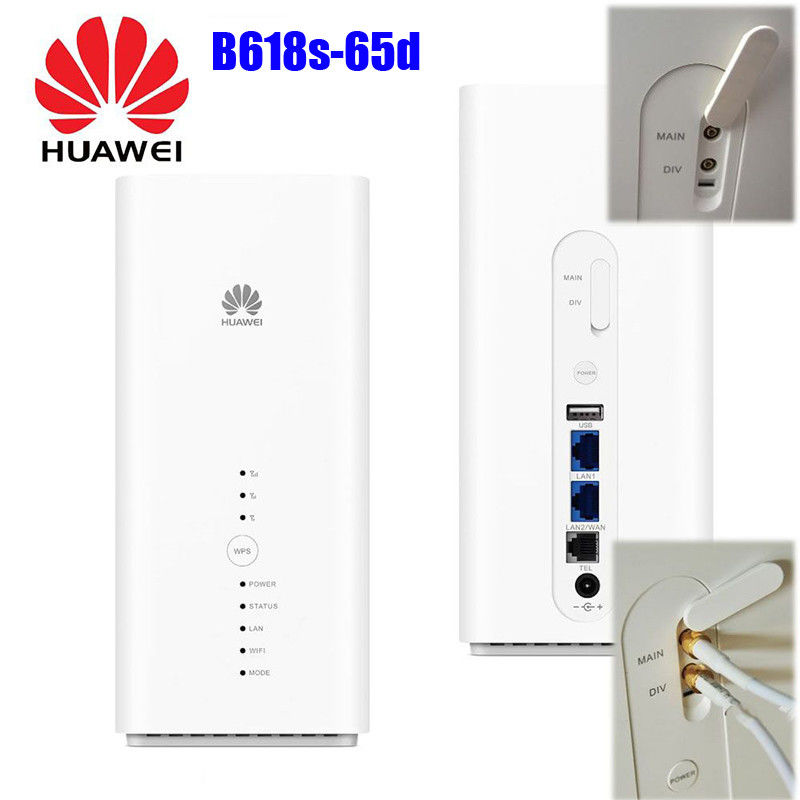 Unlocked B618s-65d LTE 4G CPE Router Outdoor 600mbps With Lan Port Gateway