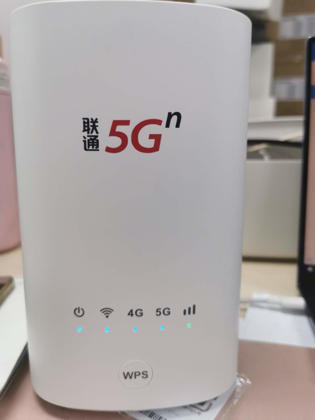 China Unicom 5G CPE VN007 2.3Gbps Wireless NSA SA NR n1 n3 n8 n20 n21 ...