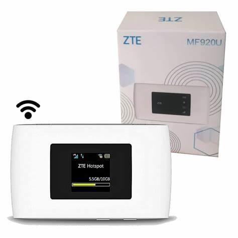 4G LTE Wi-Fi Router ZTE MF920U D680 Route Rmakita Router Power Backup
