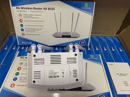 B525 Battery 4 External Antennas 300mbps Unlocked 4G CPE WI-FI Router